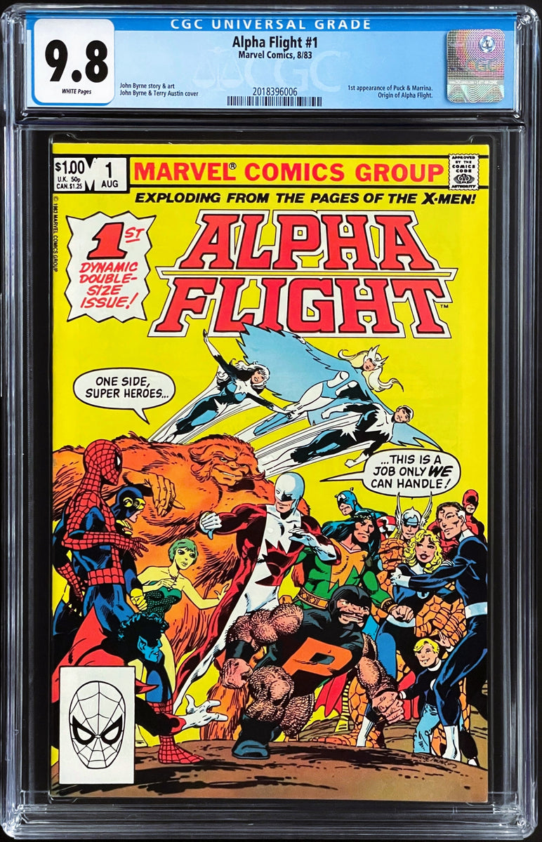 Alpha Flight #1 CGC 9.8 White Pages 🔥 1st Appearance PUCK – Berkbridge ...