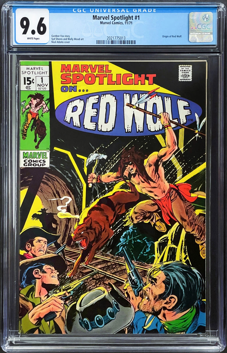 Marvel Spotlight #1 Red Wolf CGC 9.6 White 1st Appearance 1971 Marvel ...
